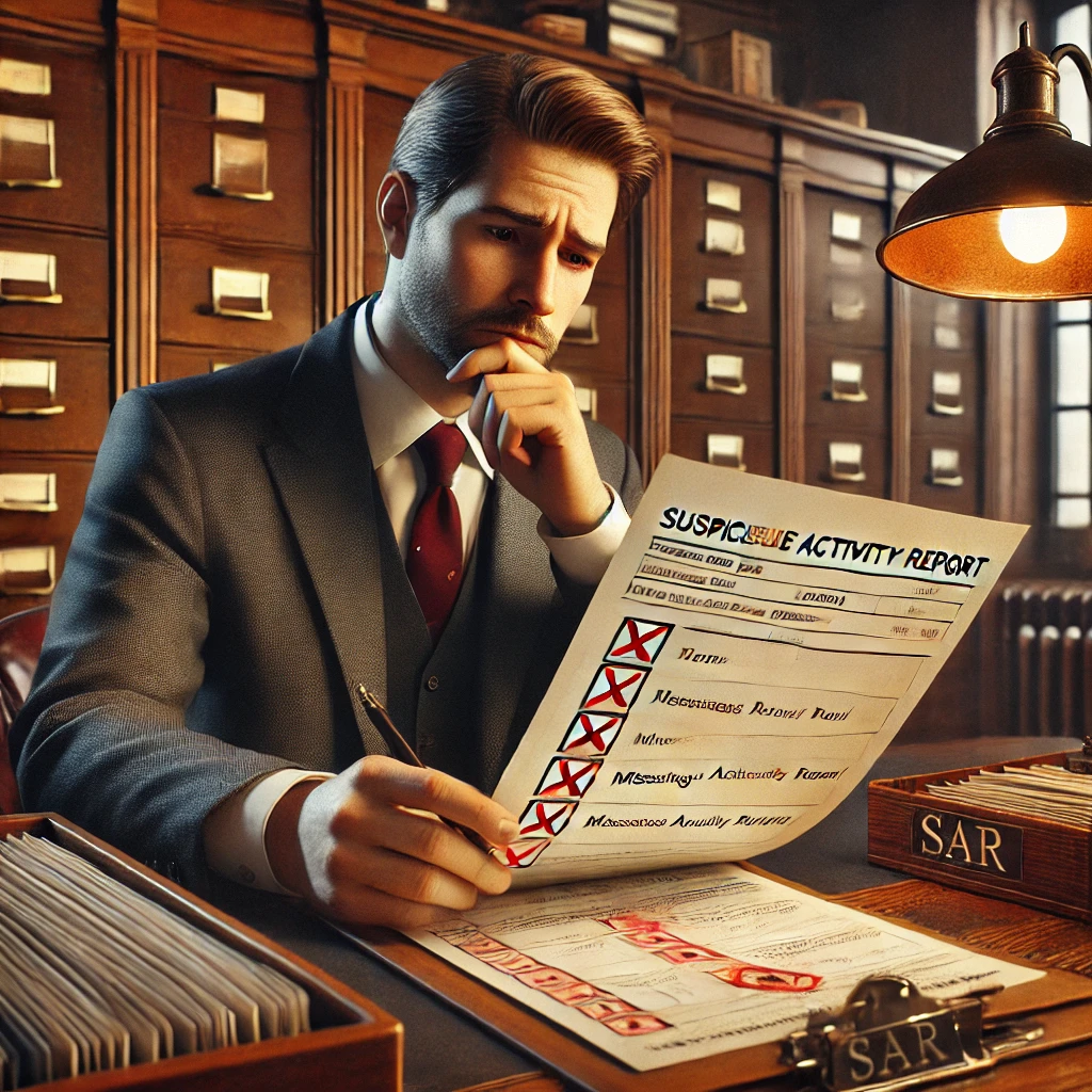 A Case of Incomplete SAR Reporting – Risk Insights